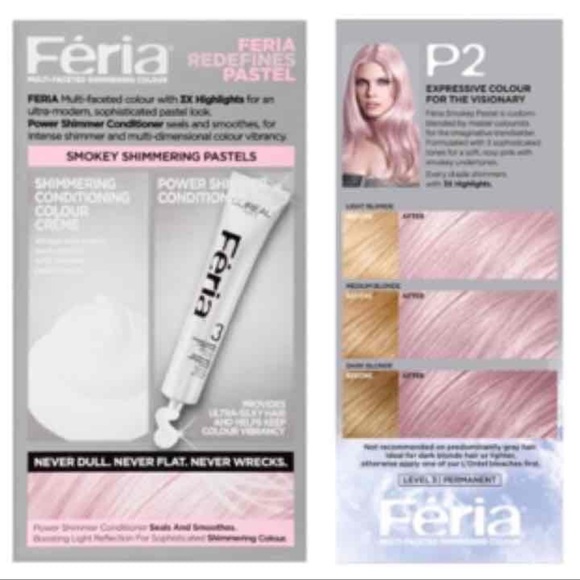 L'Oreal | Hair | Loreal Feria Smokey Pink Pastels Haircolor | Poshmark